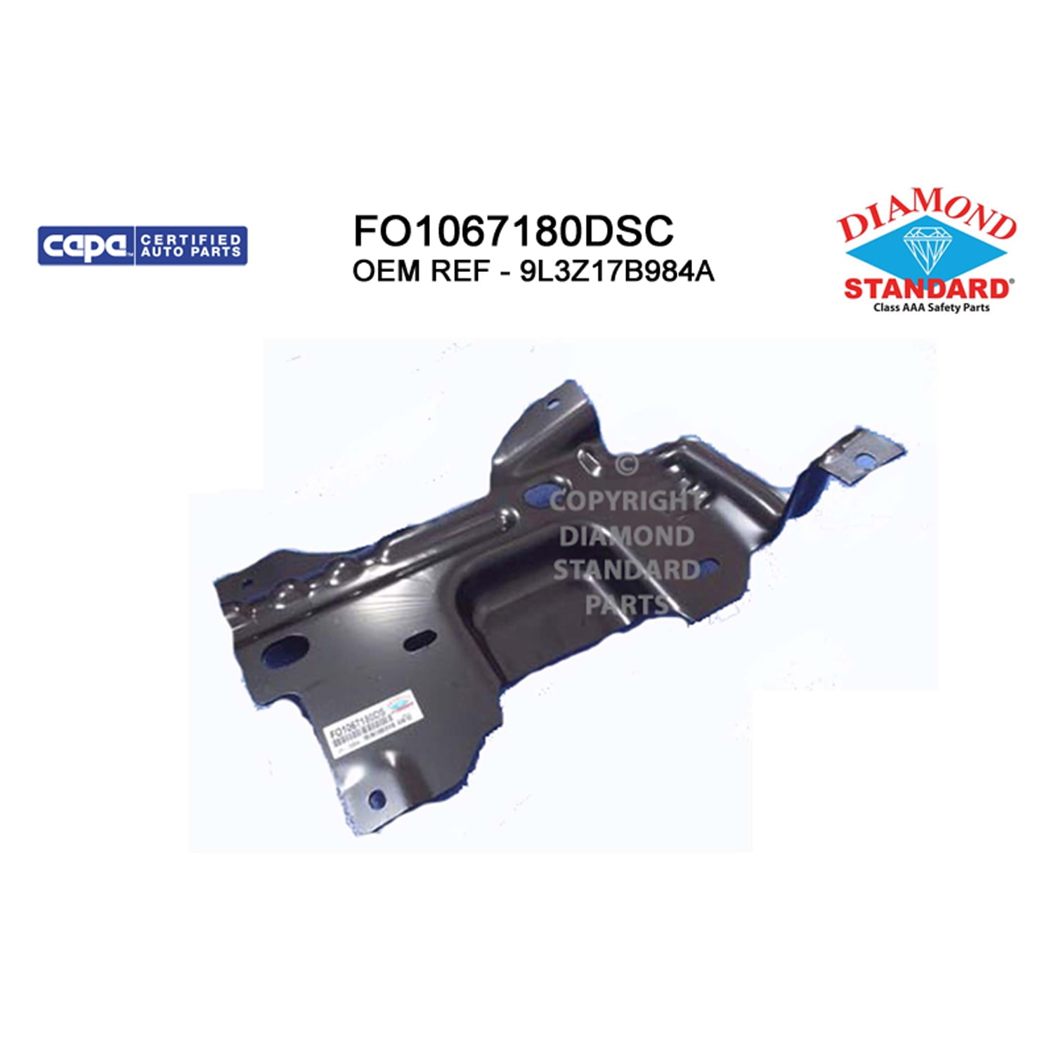 RT Front bumper bracket for 2009-2014 FORD F-150 fits FO1067180 ...