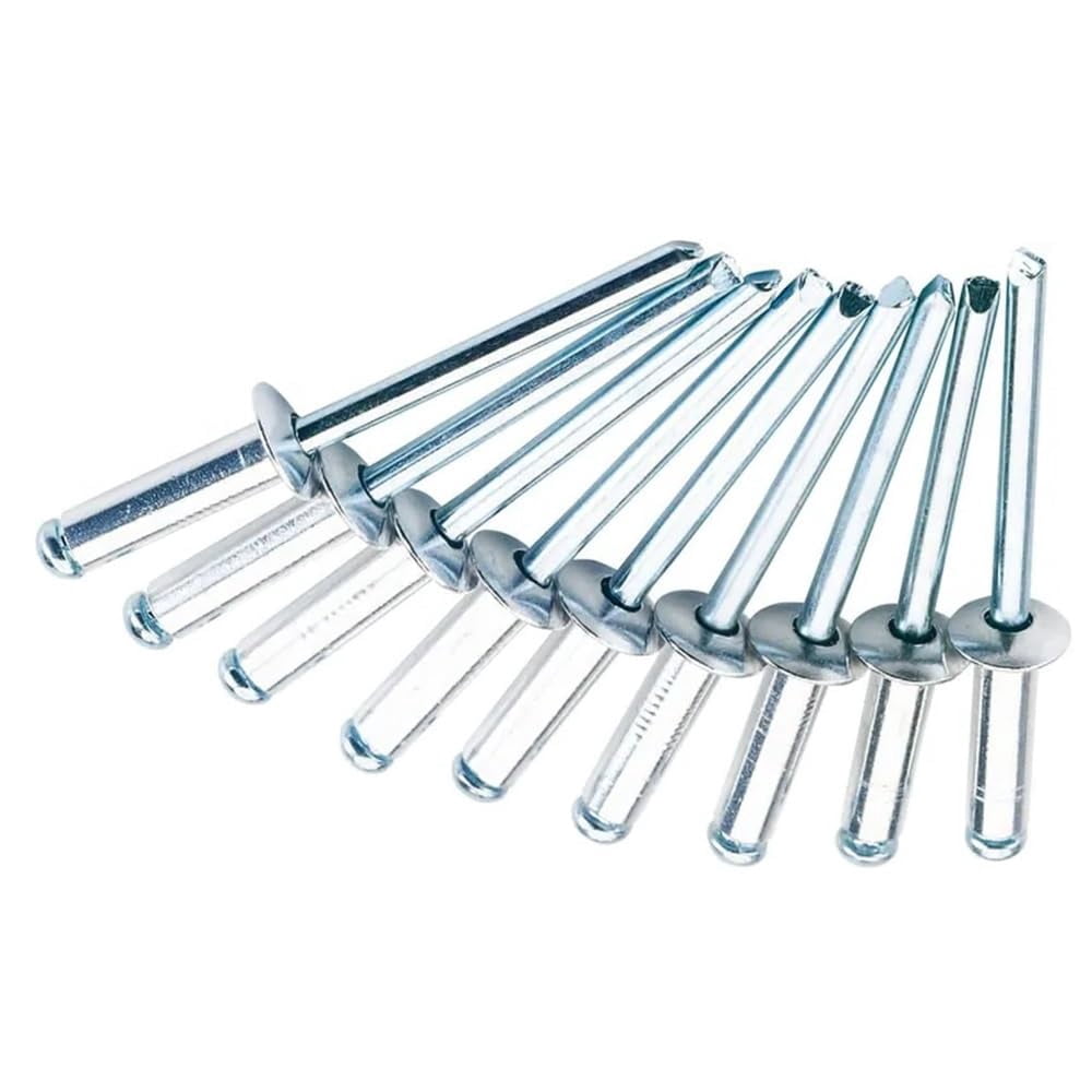 RT SENSE 4mm X 12mm Steel Aluminium 532 X 12 inch Blind Rivets POP ...
