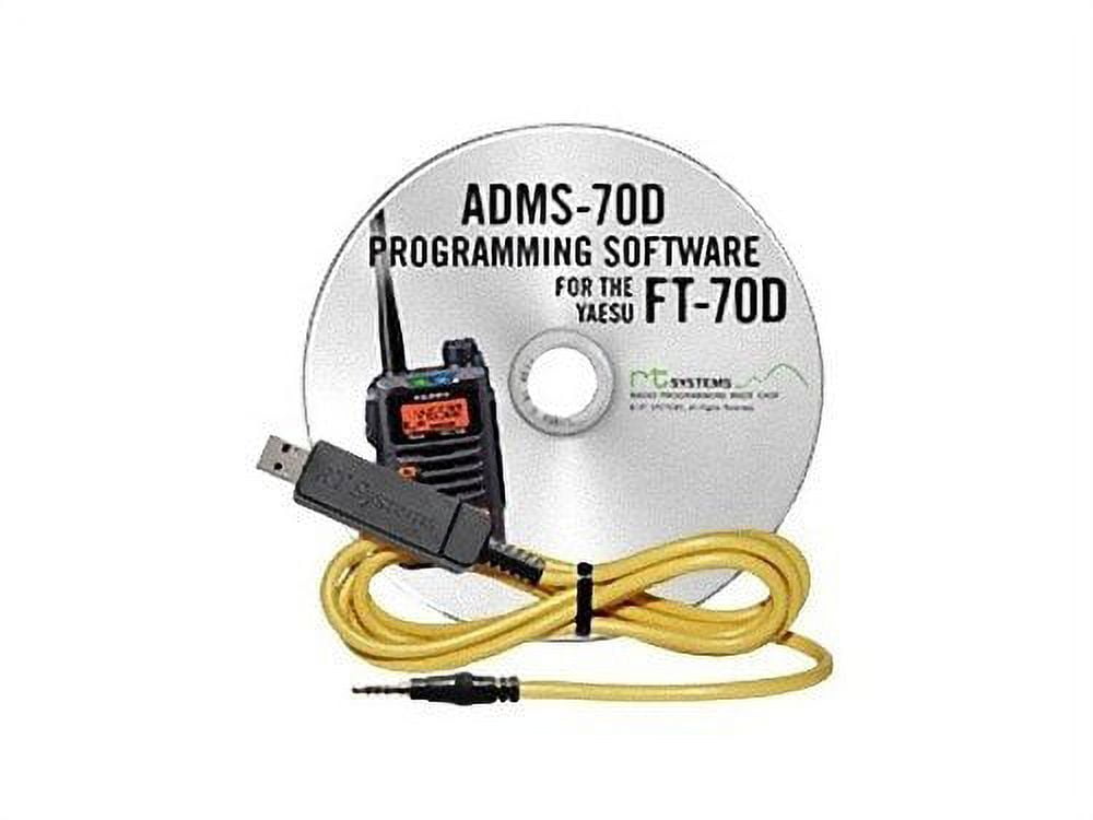 RT Systems Programming Software and USB-57B cable for the Yaesu FT-70D Dual Band Digital HT ...