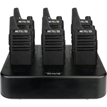 Onn. 23 mile Walkie Talkie 3 pack with Two Way Radios, LED Light, 22 ...