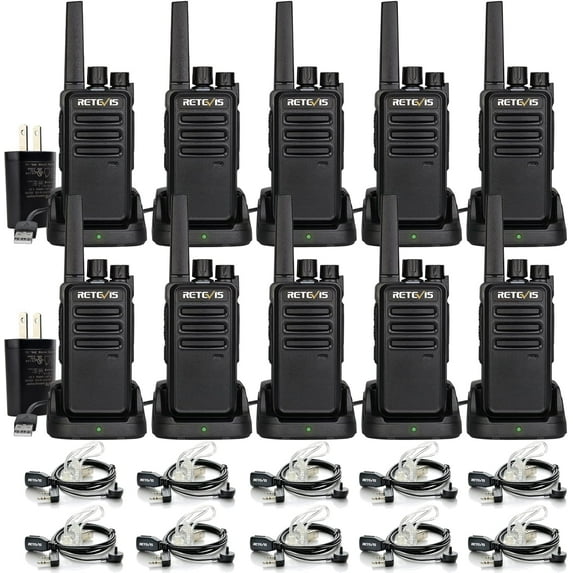 RT68 Two-Way Radios Long Range, Walkie Talkies for Adults, 2 Way Radio ...