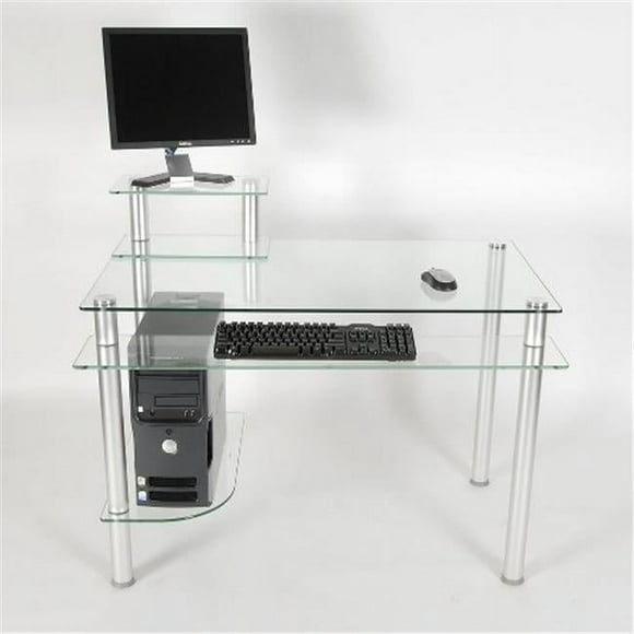 Glass Computer Desks for Home and Office Furniture Collection