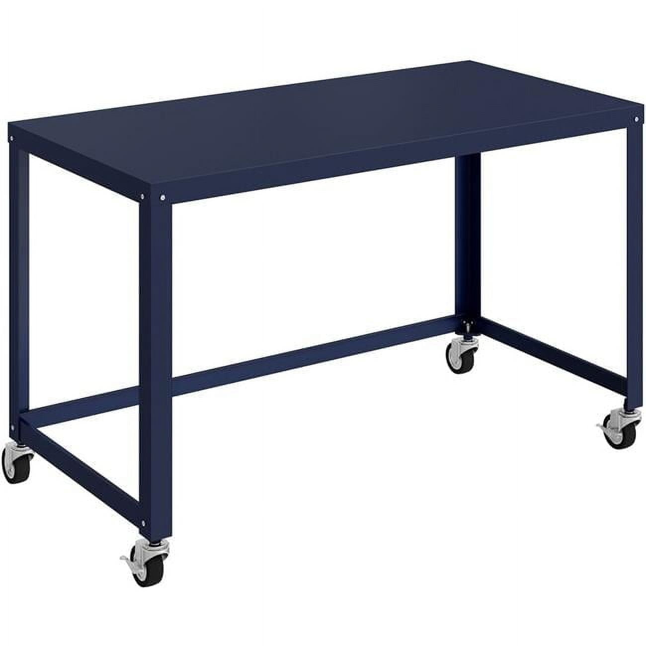 RTA Metal Mobile Desk, Navy - Walmart.com
