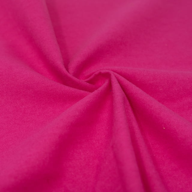 RTC Fabrics 42"/43" 100% Cotton Flannel Solid Bright Pink Color ...