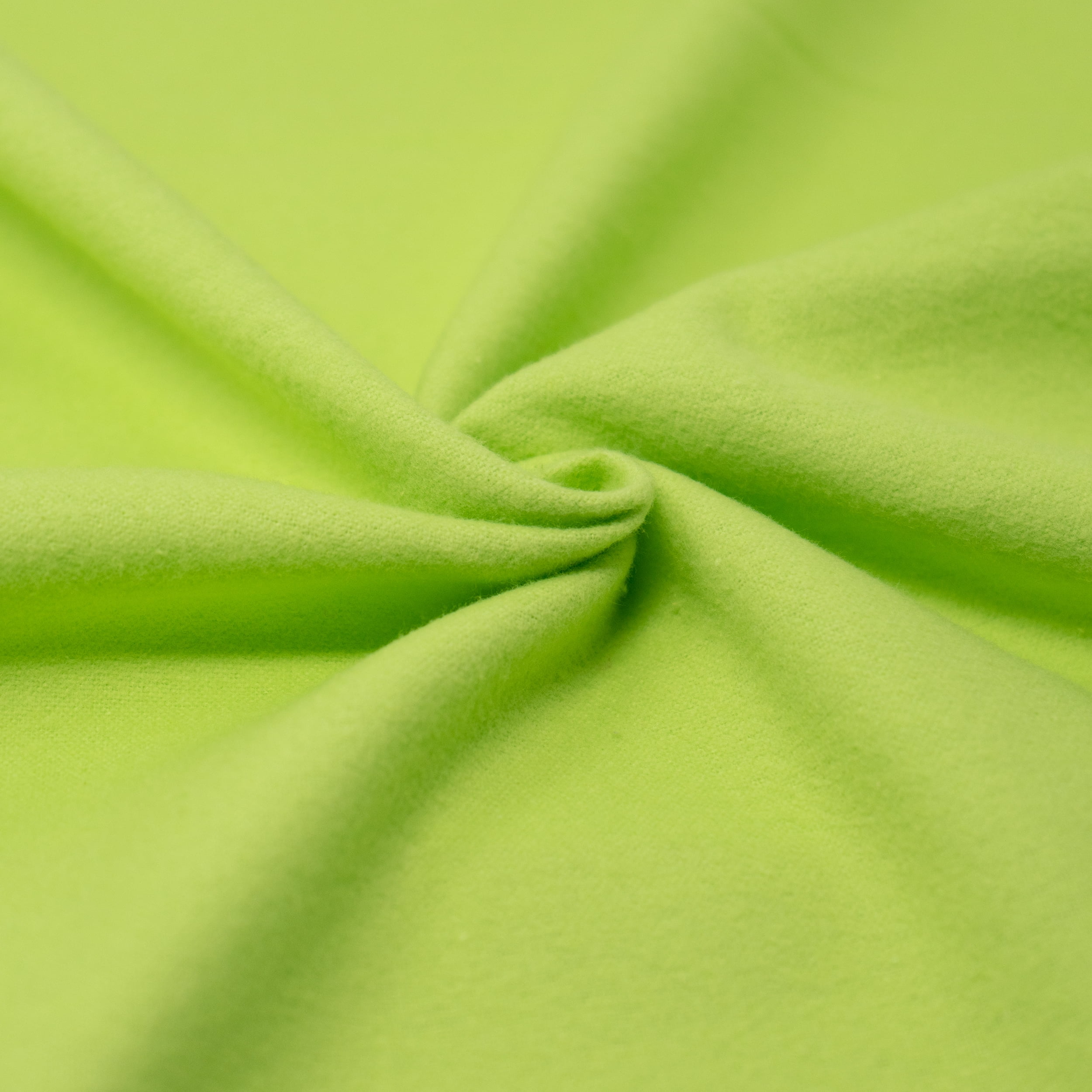 RTC Fabrics 42"/43" 100% Cotton Flannel Solid Lime Green Color Crafting ...