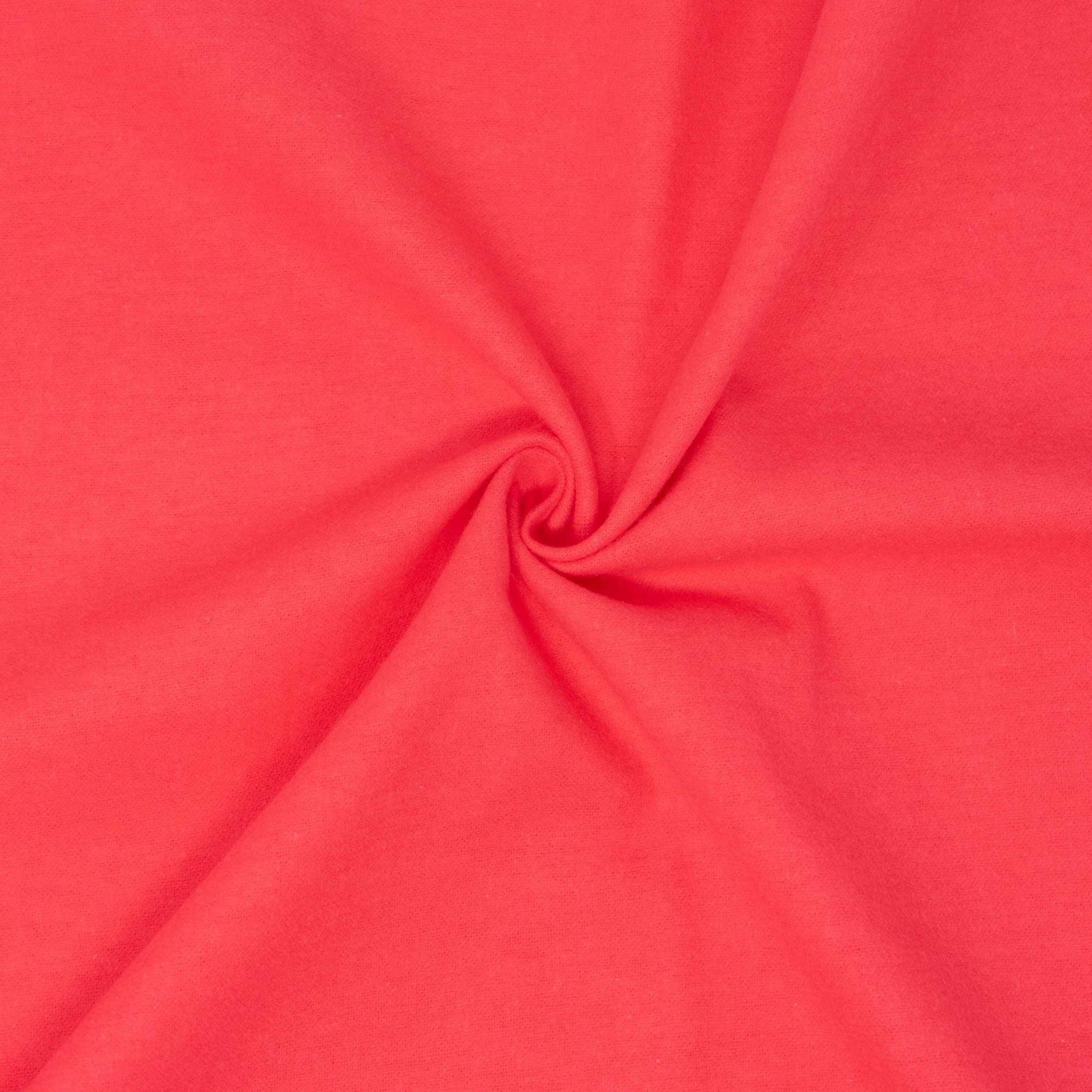 RTC Fabrics 42"/43" 100% Cotton Flannel Solid Punch Pink Color Crafting ...