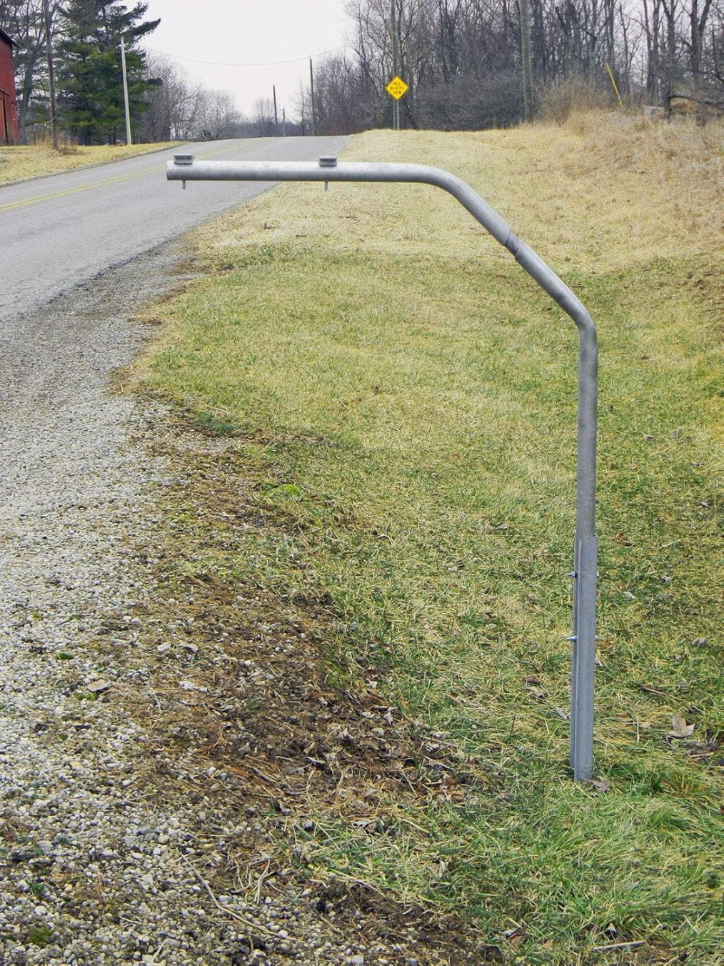 RTC SwingAway Mailbox Support, 36-inch arm, Galvanized Steel Mailbox ...