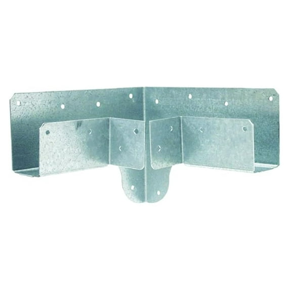 RTC42 Rigid Tie Corner - 18-Gauge Galvanized Steel - 2x4 Joist to 4x4 ...