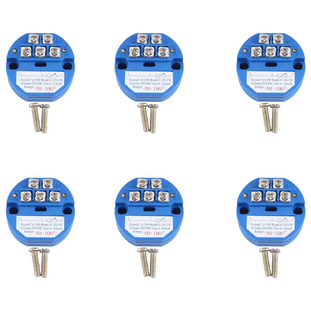 RTD PT100 Temperature Transmitter Module Thermal Resistance -50-100°C ...