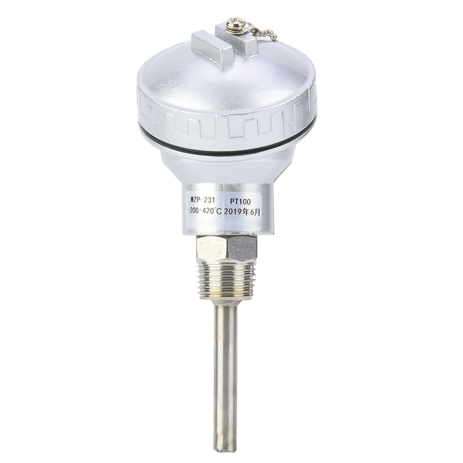 Rtd Temperature Sensor Pt100 Temperature Sensor Probe 12 Npt Thread