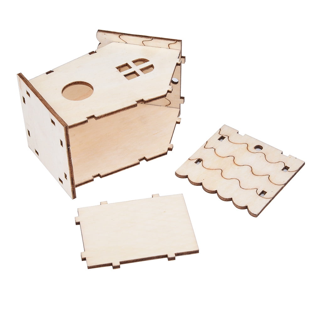 RTDBG Small Cage for Birds DIY Dox Bird Bird Bird Bird Wooden - Walmart.com