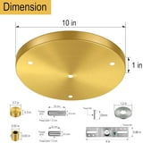RTHG-10 Inches Light Canopy Kit, Heavy Duty Replacement Ceiling Cover ...