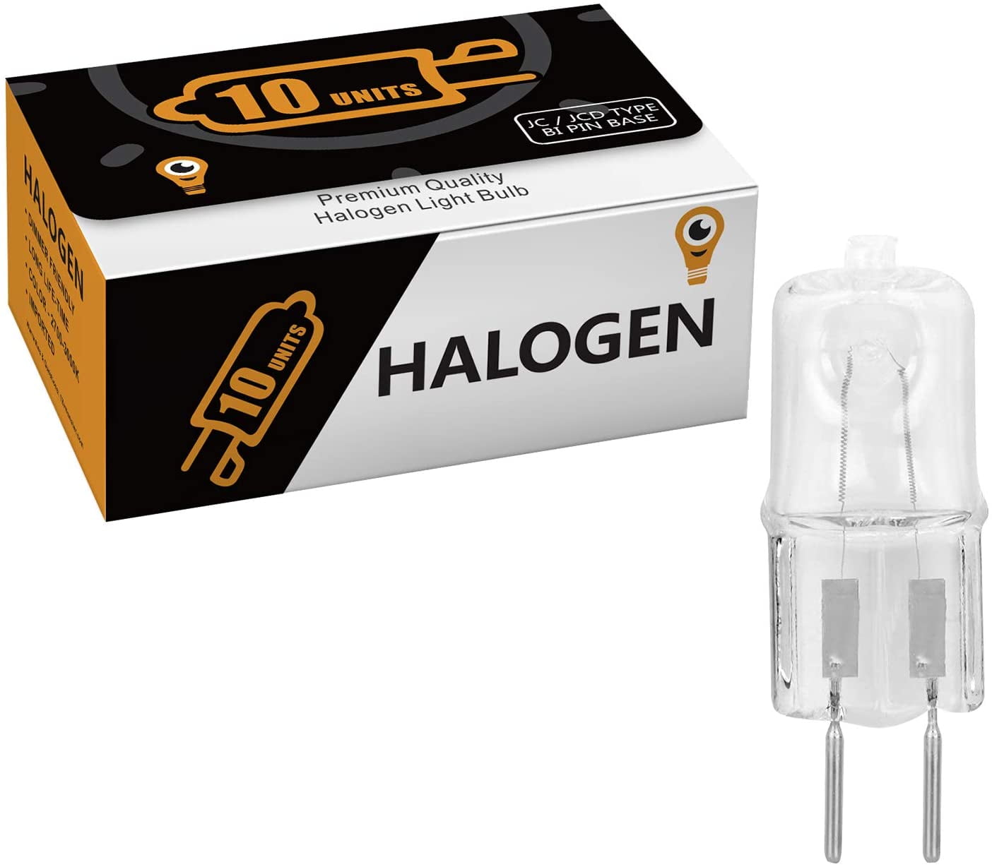 RTHG-10 Pack Halogen Light Bulb Electric Oil Warmer Bulb Clear Lens ...