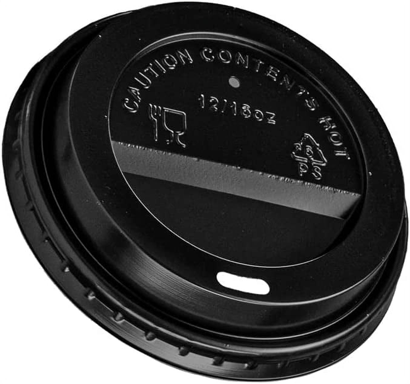 RTHG-[100 Count] Disposable Plastic Dome Lids for 10, 12, 16, & 20 oz ...