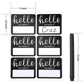 Adhesive Name Plates