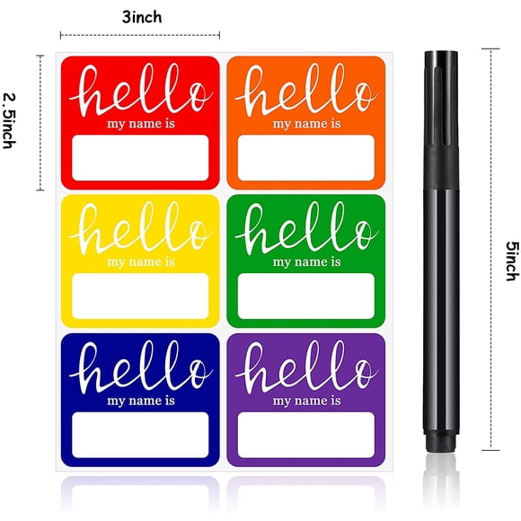 Hello My Name Is Sticker