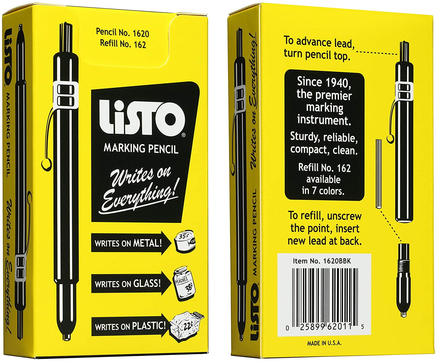 RTHG-1620 Box of 12 White Color China Markers/Grease Pencils/China ...