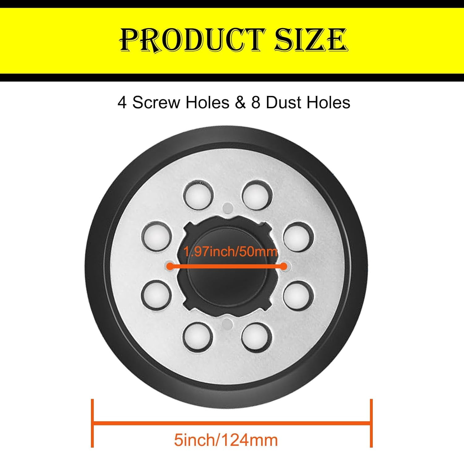 RTHG-2 Pack Orbital Sander Replacement Pad for DeWalt DWE6421 6421K ...