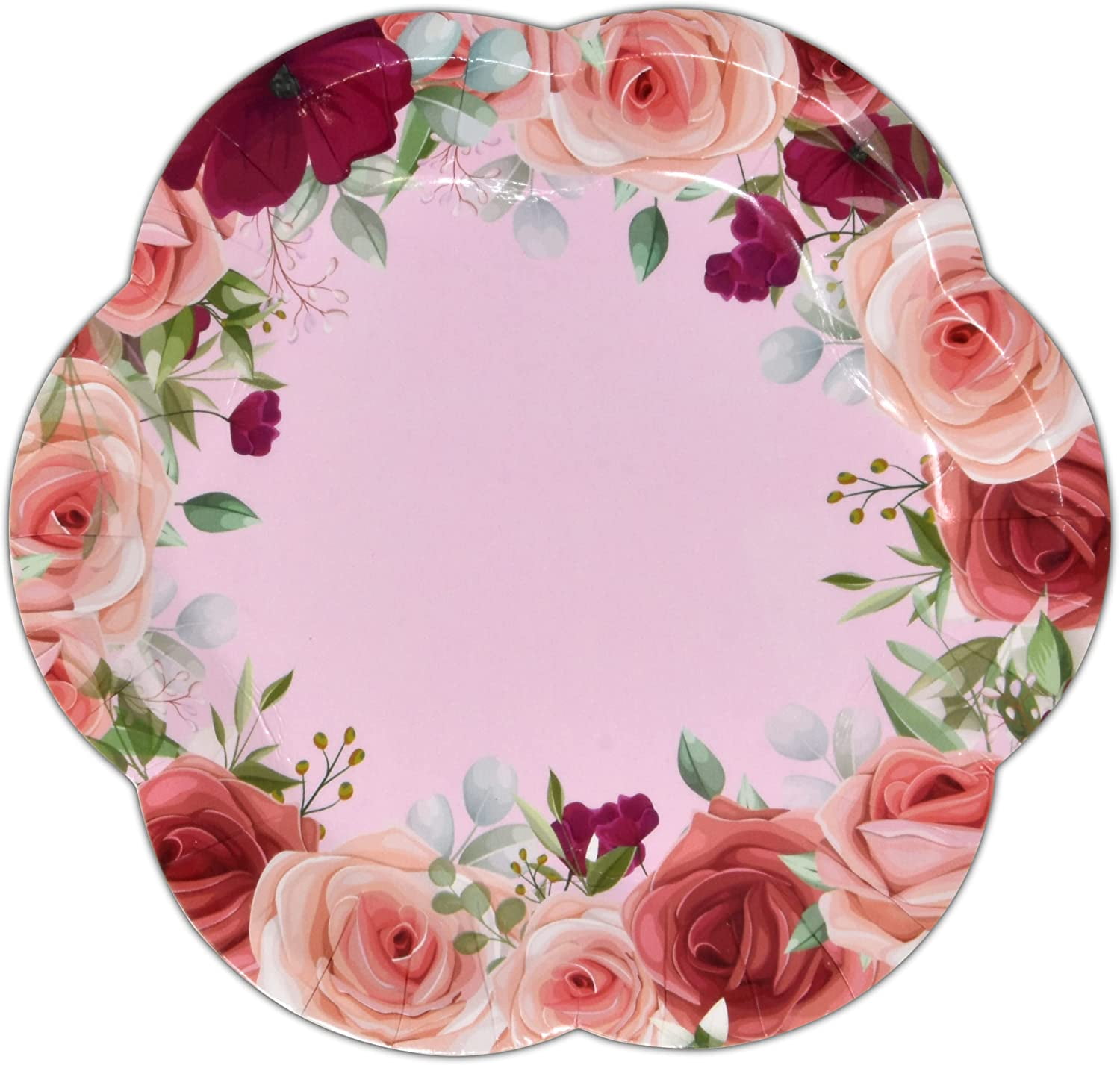 RTHG-24 Disposable Tea Party Cups Plates Napkins, Paper Teacups and ...