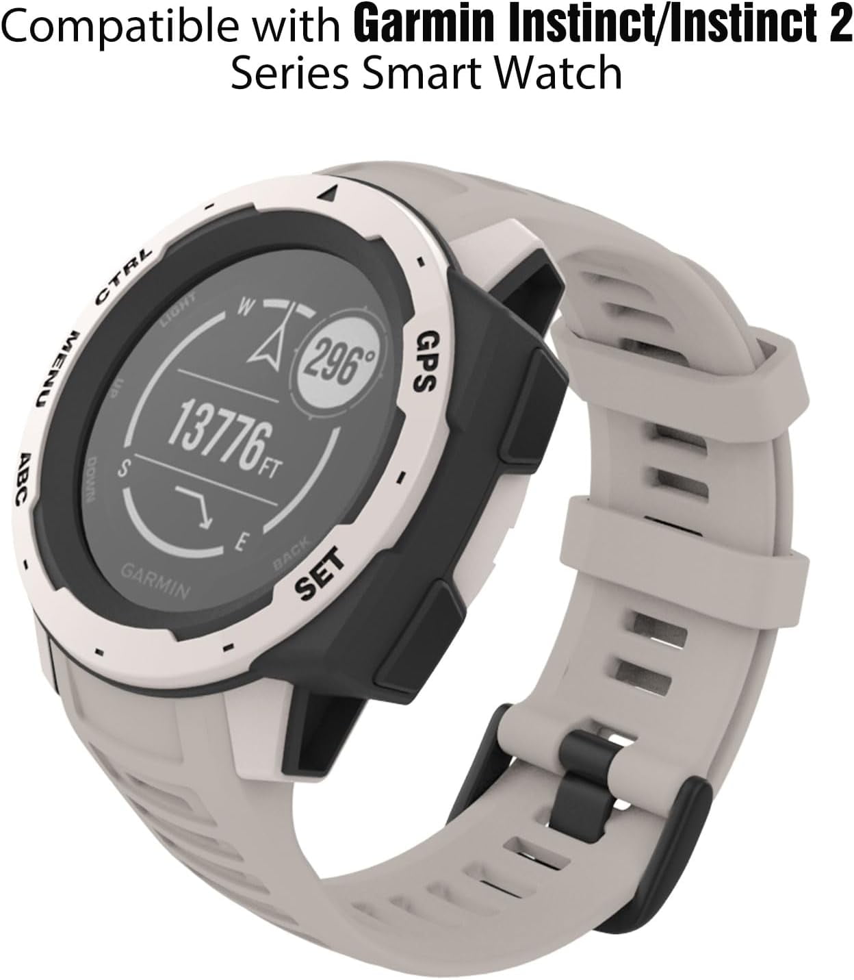 RTHG-2Pack Watch Strap Compatible with Garmin Instinct Esports/Solar ...