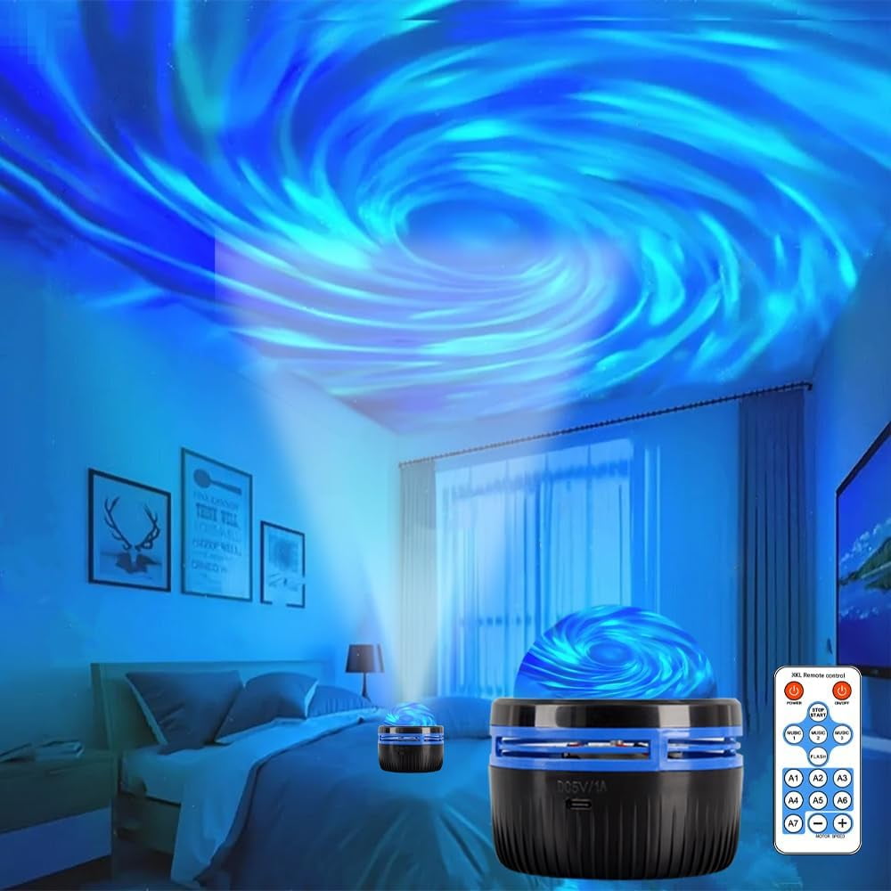 RTHG-4 in 1 Northern Lights and Ocean Wave Projector with 28 Effects of ...