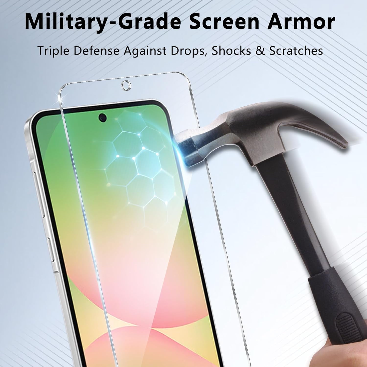 RTHG-4 Pack for Samsung Galaxy A56 Screen Protector, 2 Tempered Glass ...
