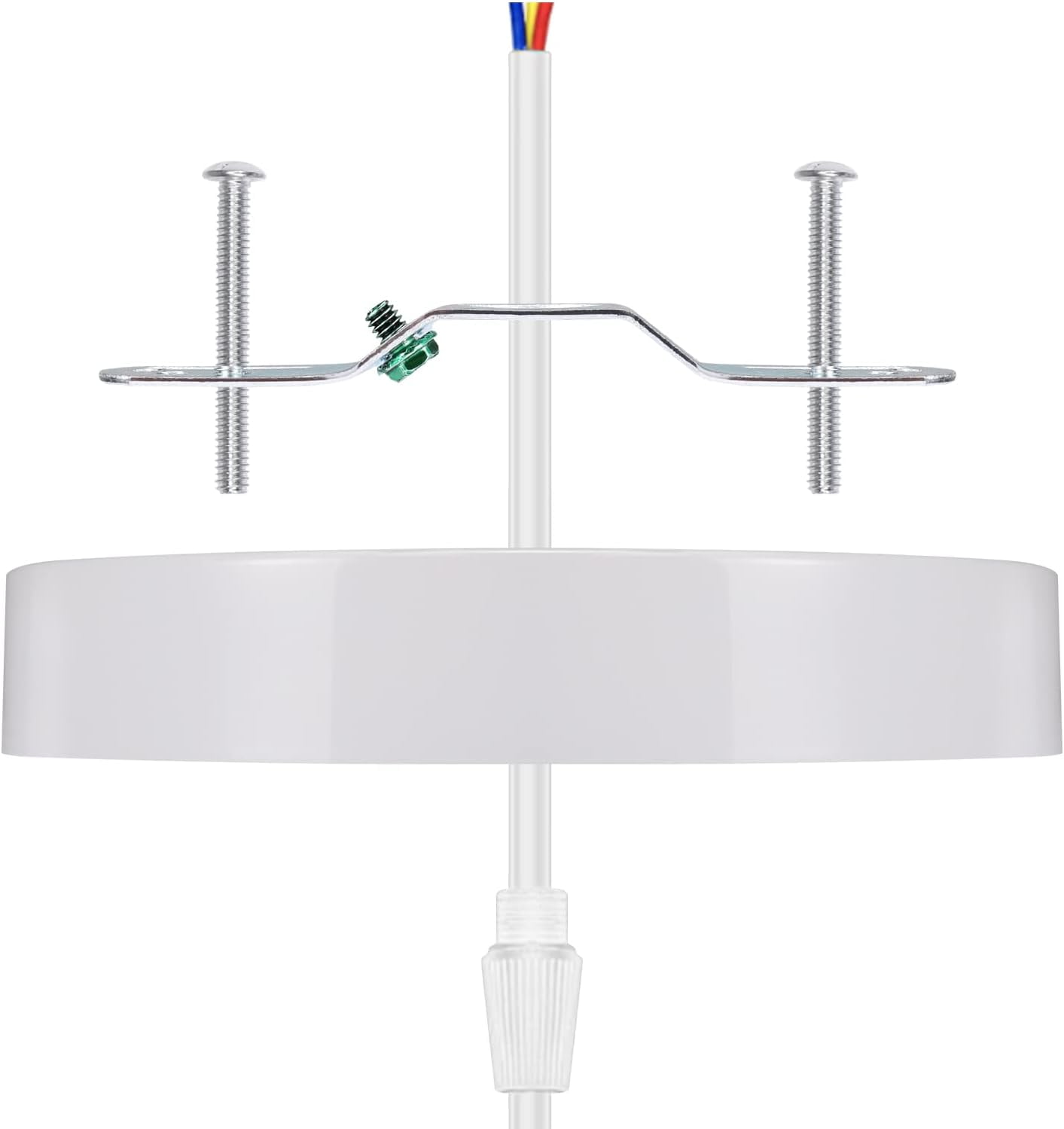 RTHG-6 Inch White Ceiling Lighting Canopy Kit Ceiling Plate Cover 3 ...