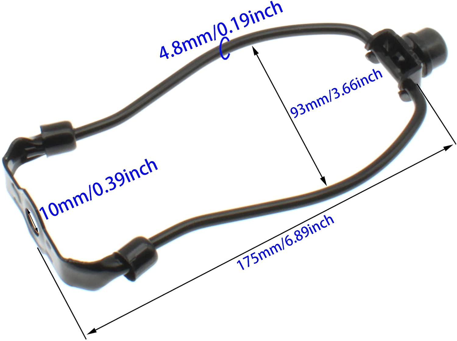 RTHG-7 inch Lamp Shade Harp Holder Kit Heavy Duty Horn Frame Lampshade ...