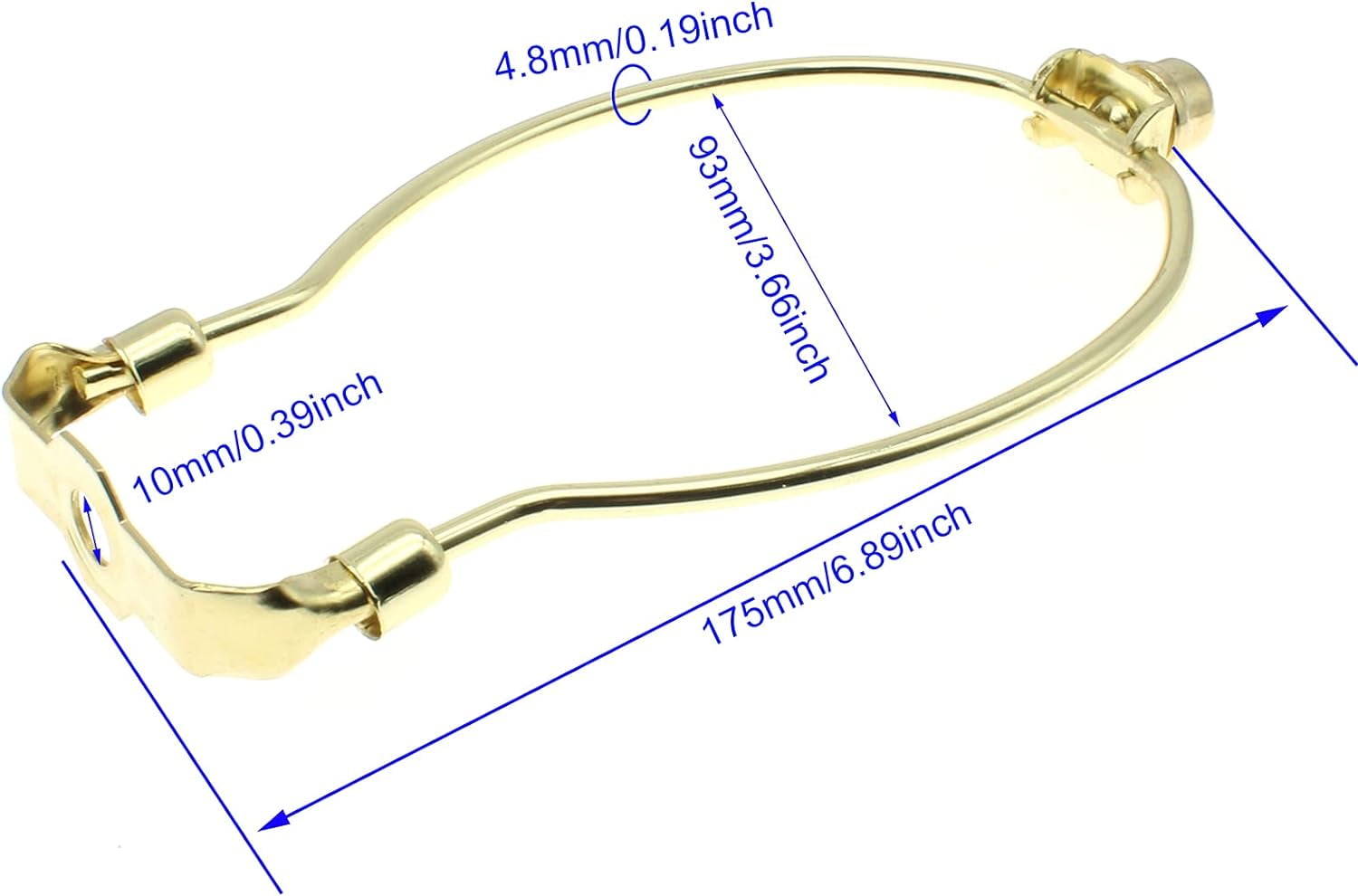 RTHG-7 inch Lamp Shade Harp Holder Kit Heavy Duty Horn Frame Lampshade ...