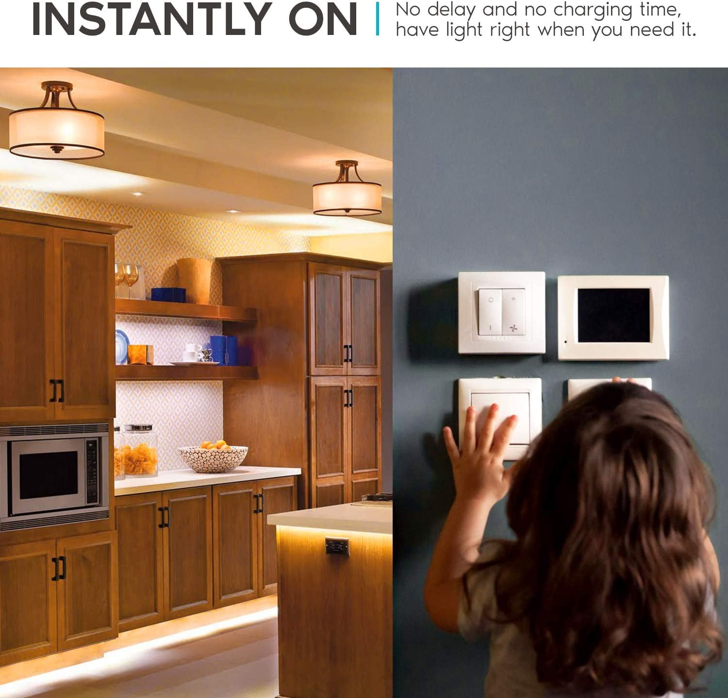 RTHG-A19 LED Light Bulb 60W Equivalent, 2700K Warm White Dimmable, 800 ...