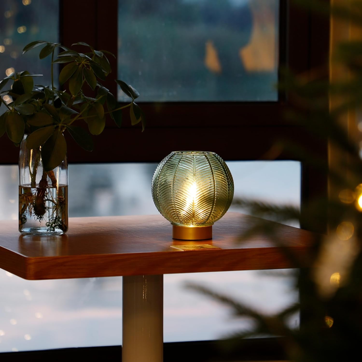 RTHG-Battery Powered Lamp with Timer, Cordless Battery Operated Table ...