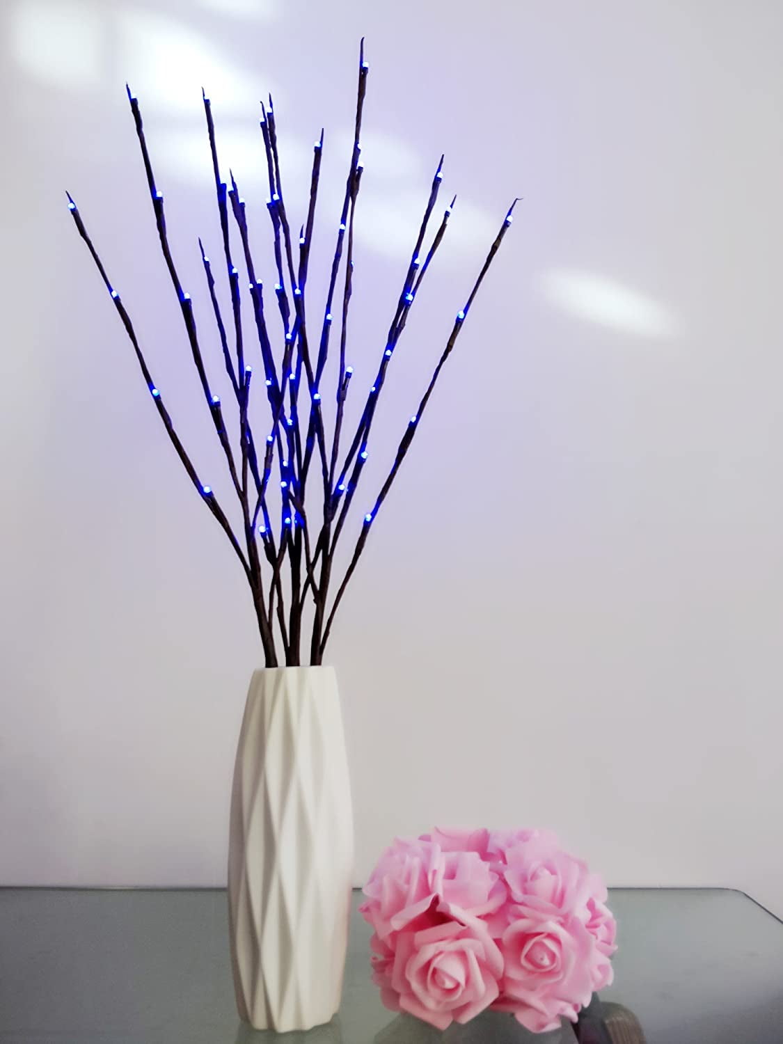 RTHG-Fantasee 3 Pack 60LED Branch Twig Lights Tree Branches Lights ...