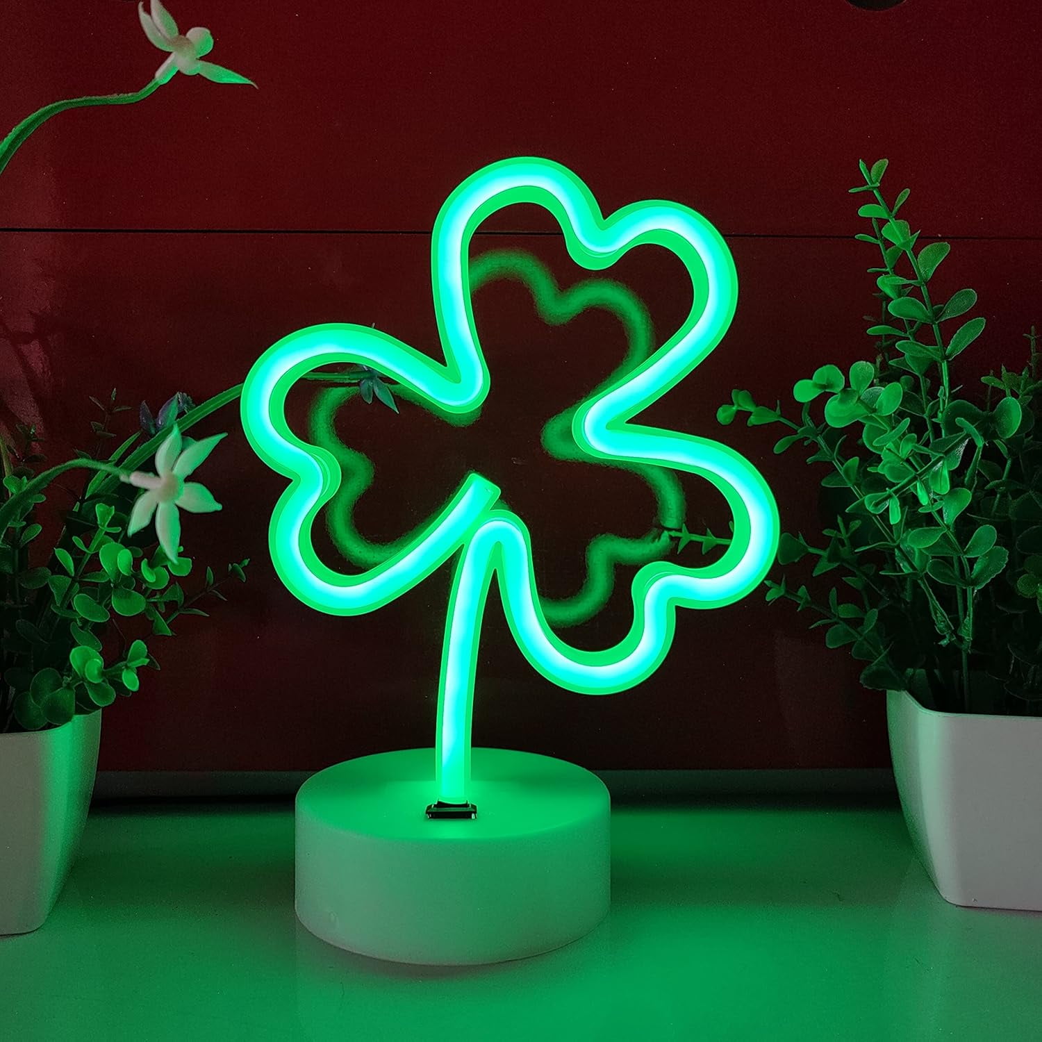 RTHG-Neon Signs With Holder Base,USB or 3-AA Battery Powered Neon Light ...