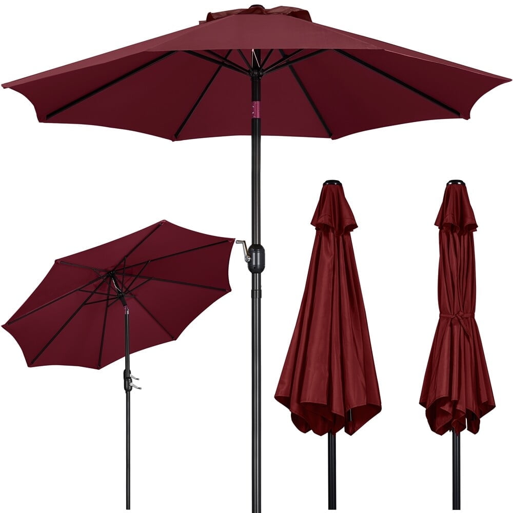 RTHlzzy FT Patio Umbrella Outdoor Umbrella Patio Yard Market Table Sun ...