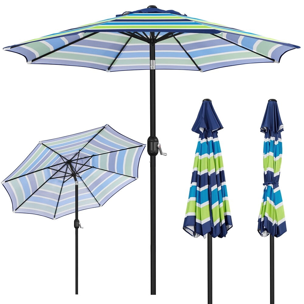 RTHlzzy FT Patio Umbrella Outdoor Umbrella Patio Yard Market Table Sun ...