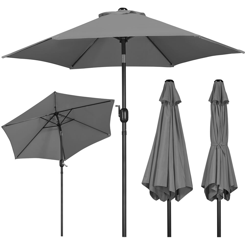 RTHlzzy FT Patio Umbrella Outdoor Umbrella Patio Yard Market Table Sun ...