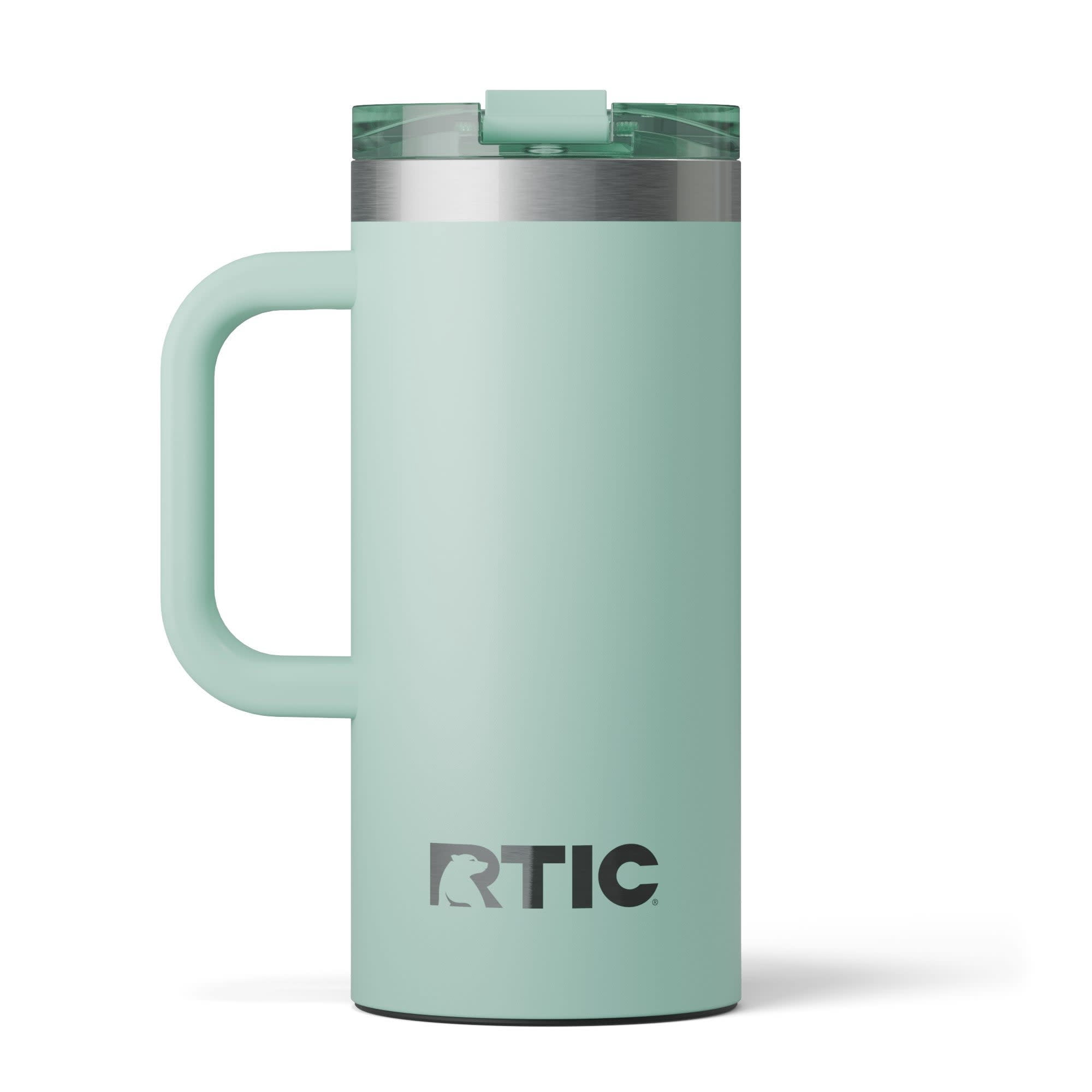 RTIC 16 oz Ceramic Lined Insulated Road Trip Travel Mug, Leak-Resistant ...