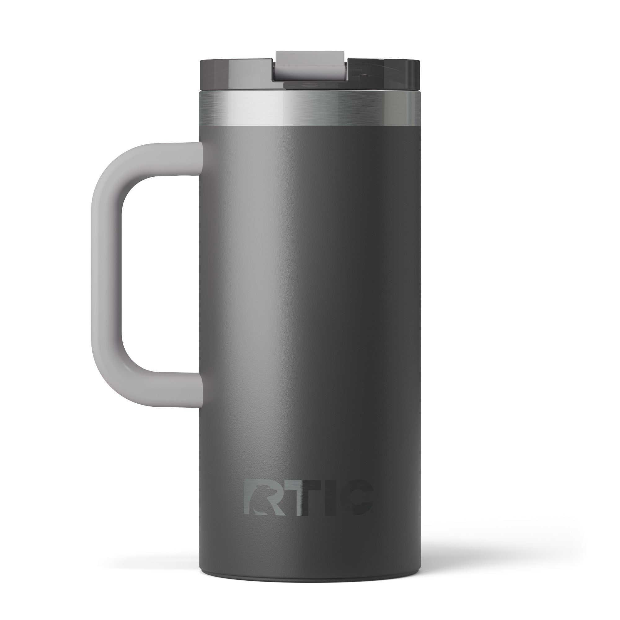 RTIC 16 oz Ceramic Lined Insulated Road Trip Travel Mug, Leak-Resistant ...