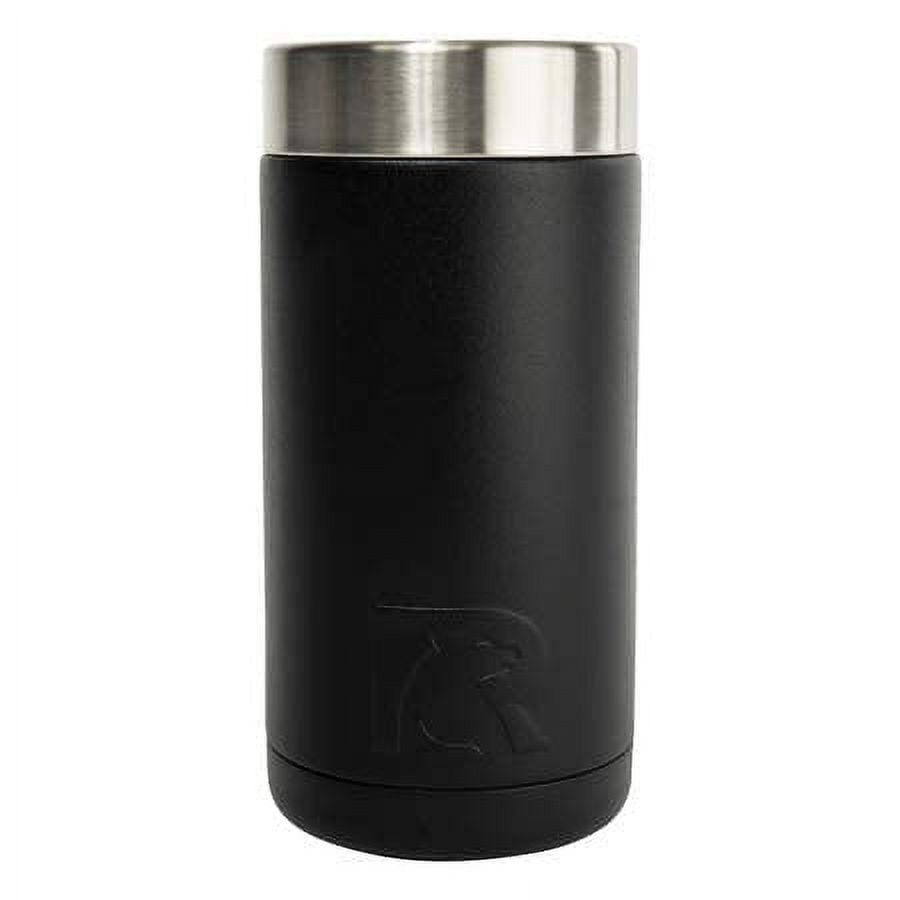 RTIC Stainless Steel Can Cooler 16 oz Insulated Craft Can Cooler Black ...