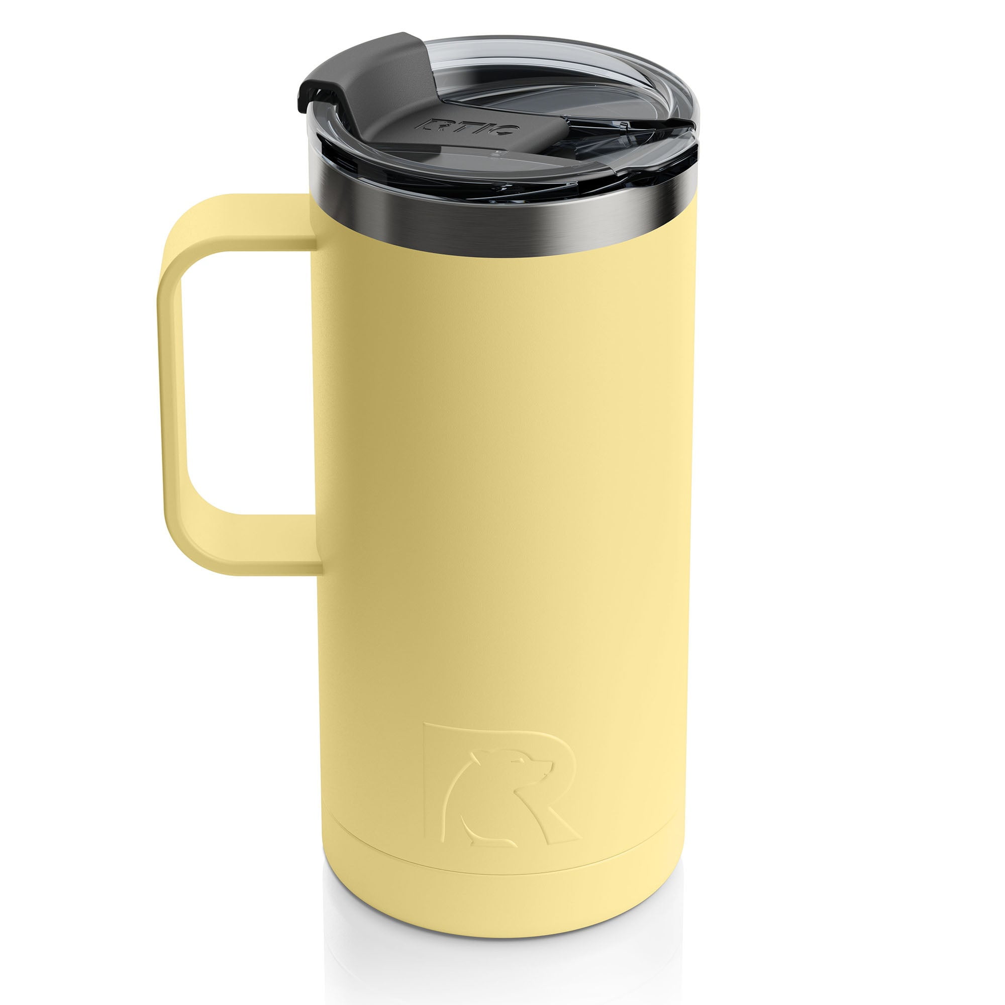 RTIC 16 oz Stainless Steel Insulated Travel Mug, Splash-Proof Lid ...