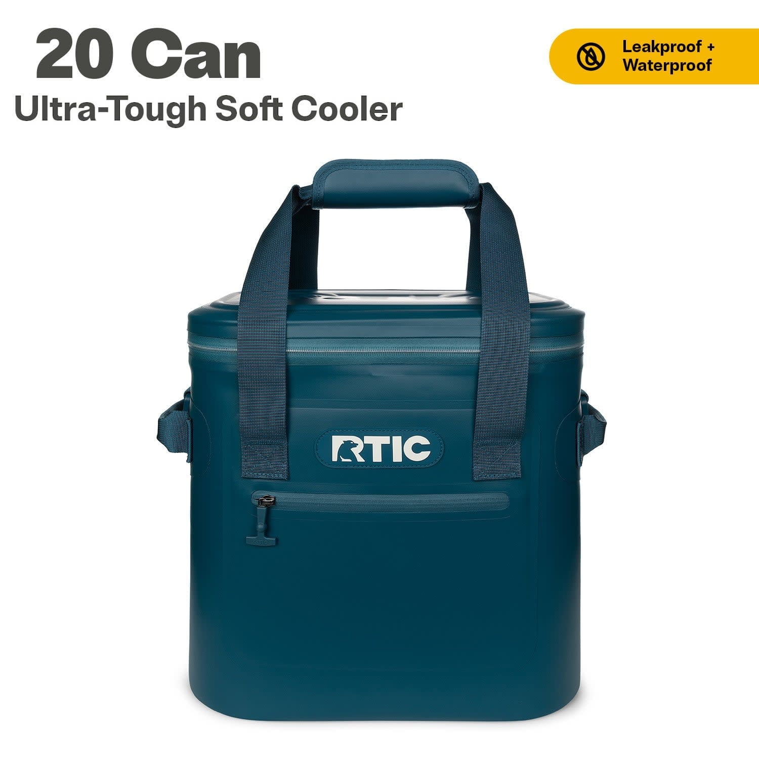 RTIC 20 Can Ultra-Tough Soft Cooler, 15 Qt, Leakproof with Waterproof ...