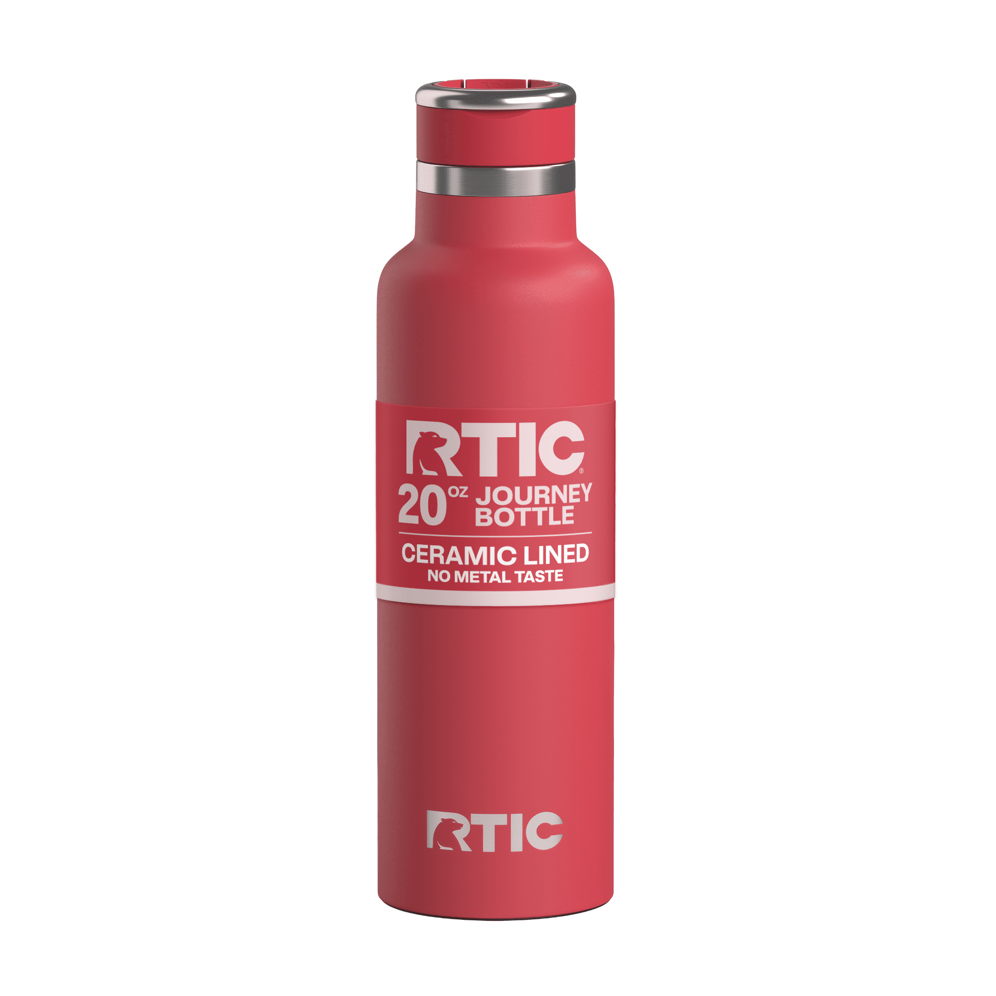 RTIC 20 oz Ceramic Lined Insulated Journey Bottle, Leak-Proof Lid, Flag ...