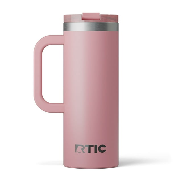 RTIC 20 oz Ceramic Lined Insulated Road Trip Travel Mug, Leak-Resistant ...