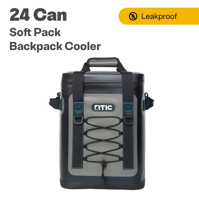 RTIC 24 Can Backpack Cooler, Leakproof Ice Chest Cooler with Waterproof ...