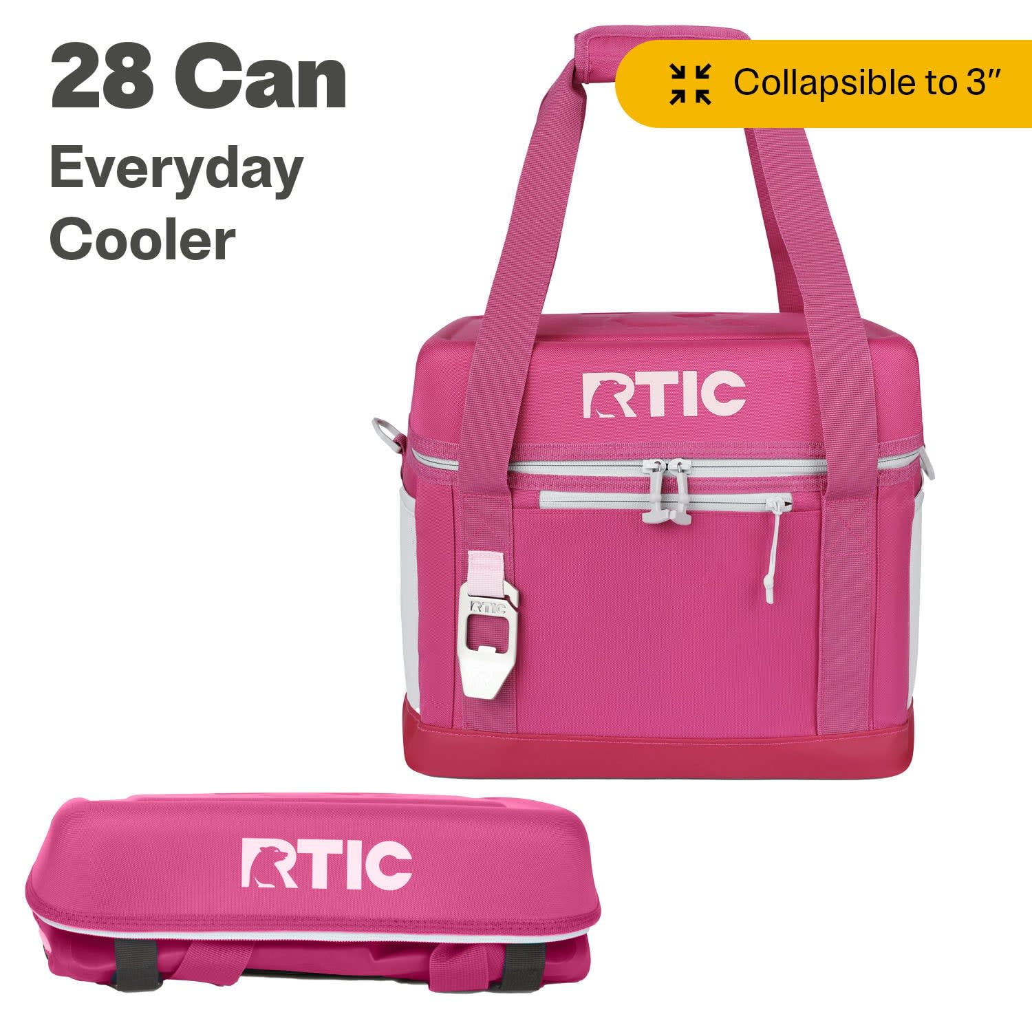 RTIC 28 Can Everyday Lightweight Cooler, Insulated Soft Packable Lunch ...