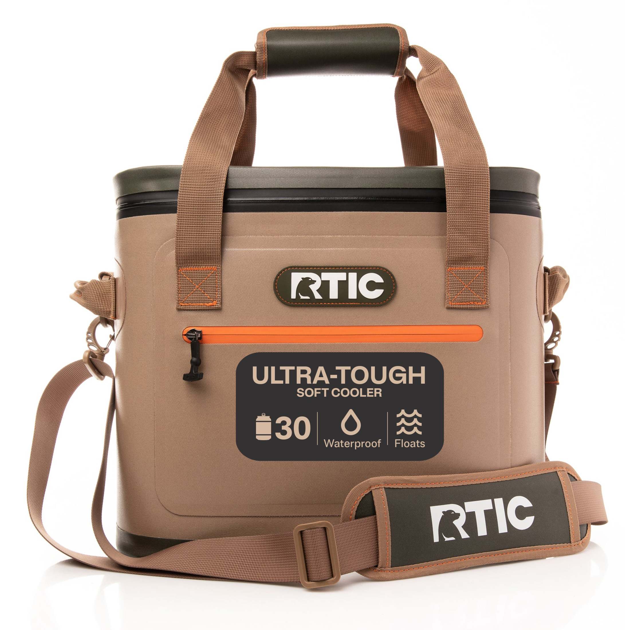 RTIC Insulated 30 Can Soft Pack Cooler With Leakproof Ice Chest RTIC Insulated 30 Can Soft Pack Cooler With Leakproof Ice Chest
