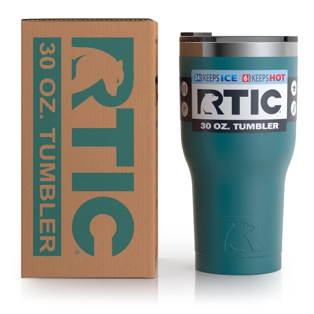 RTIC 30 OZ Insulated Tumbler Stainless Steel Coffee Travel Mug with Lid ...