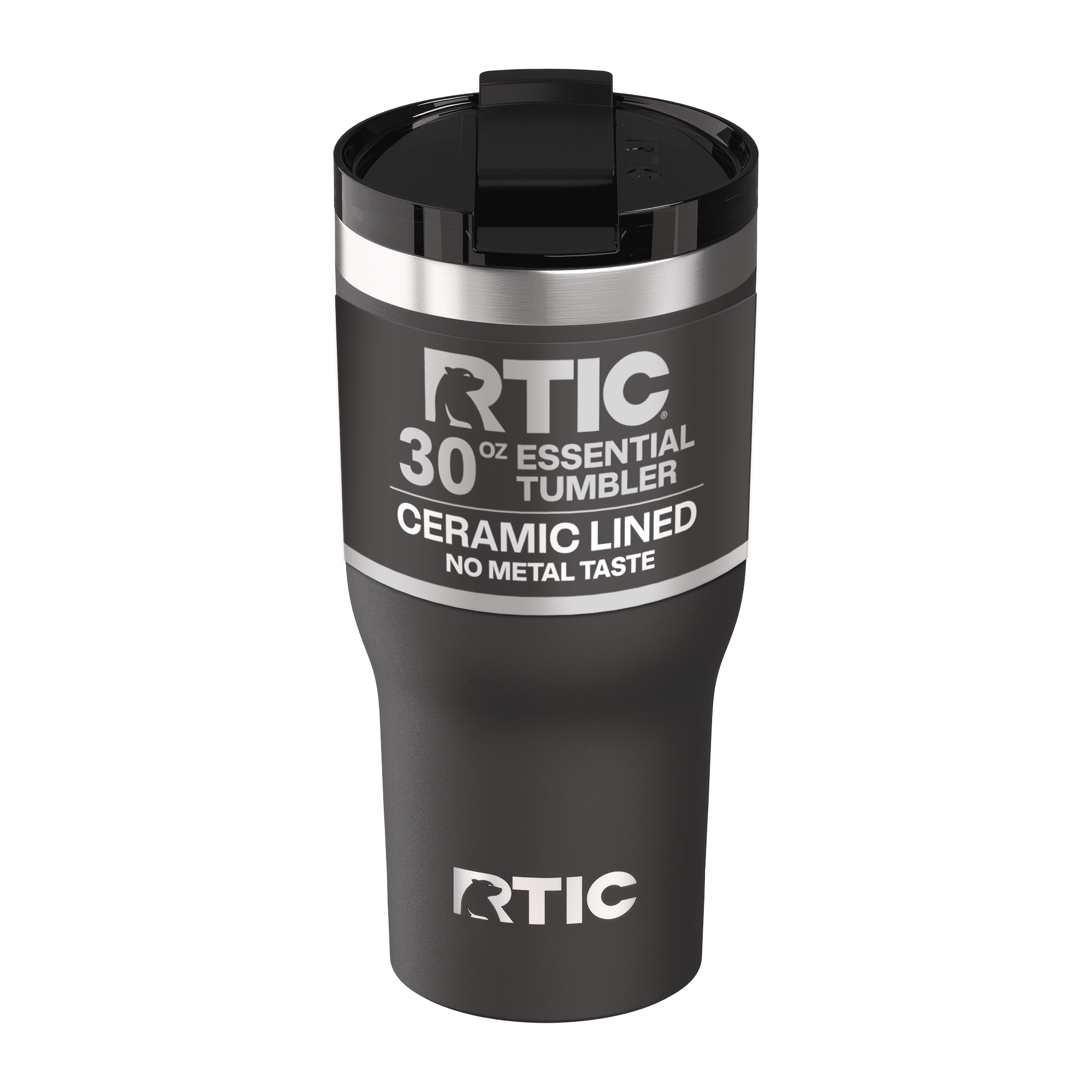 RTIC 30 oz Ceramic Lined Insulated Essential Tumbler, Leak-Resistant ...