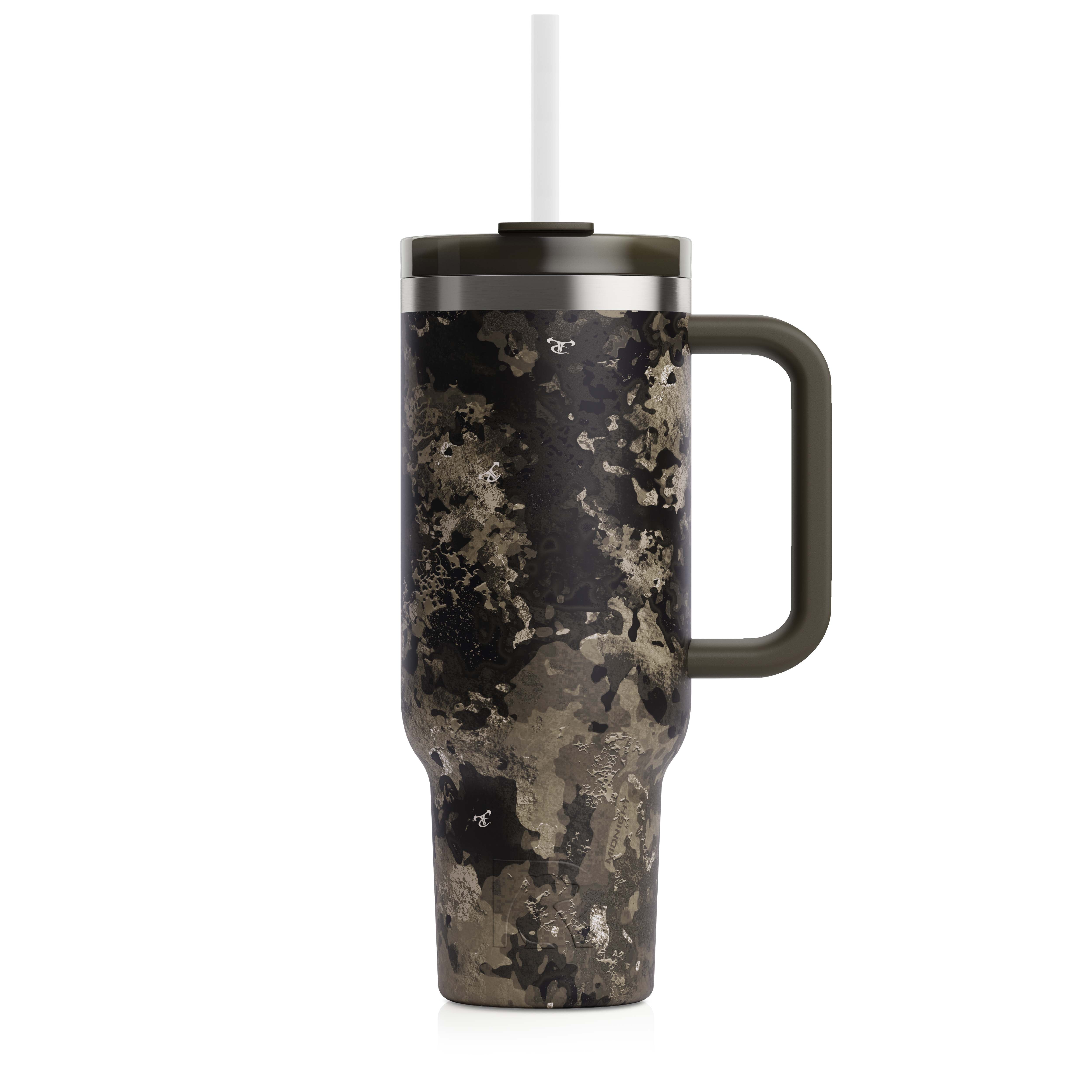 RTIC 30 oz Ceramic Lined Road Trip Tumbler, Leak-Resistant Straw Lid ...