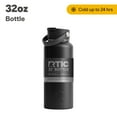 RTIC 32 OZ Stainless Steel Insulated Bottle, Wide Mouth Multi-Use Lid ...